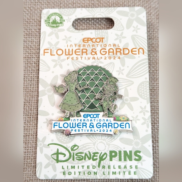 Disney | Other | Disney Pin Epcot Alice In Wonderland Flower Garden ...